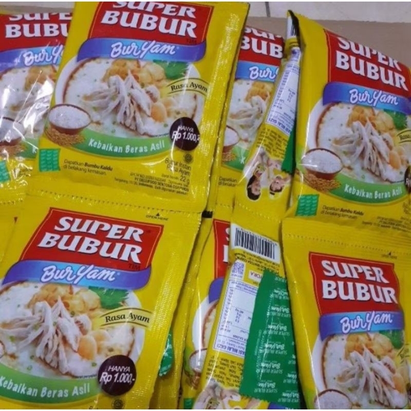 Jual Super Bubur Buryam 1 Renceng isi 10 Sachet | Shopee Indonesia