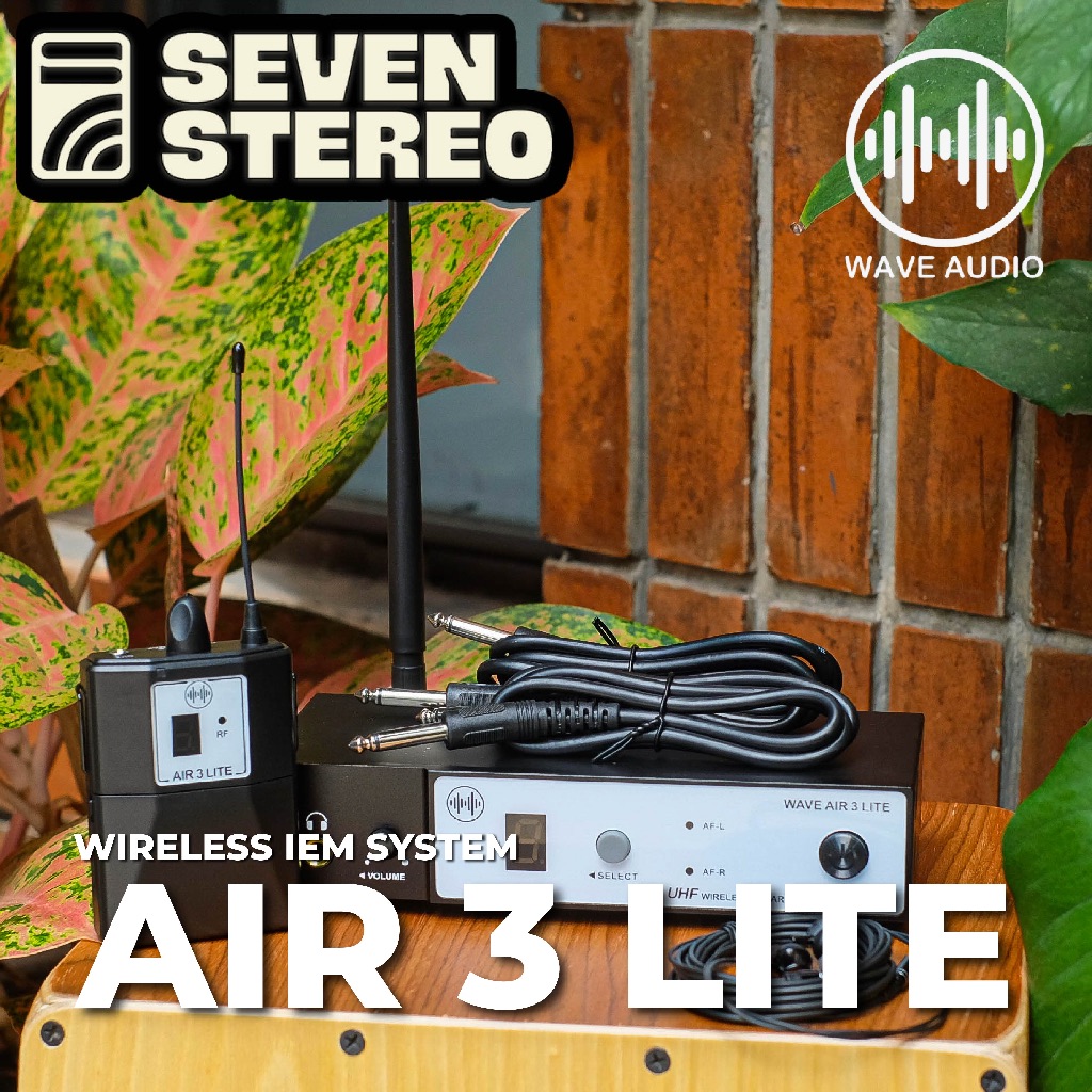 Jual WAVE AIR 3 Lite Wireless IEM System Stage Panggung Wave Audio ...