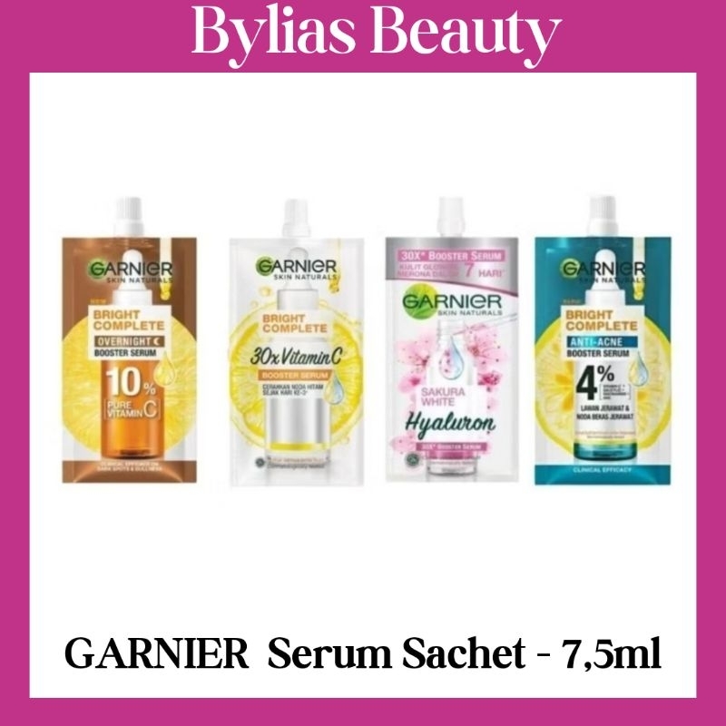Jual GARNIER Serum Sachet - 7,5ml | Shopee Indonesia