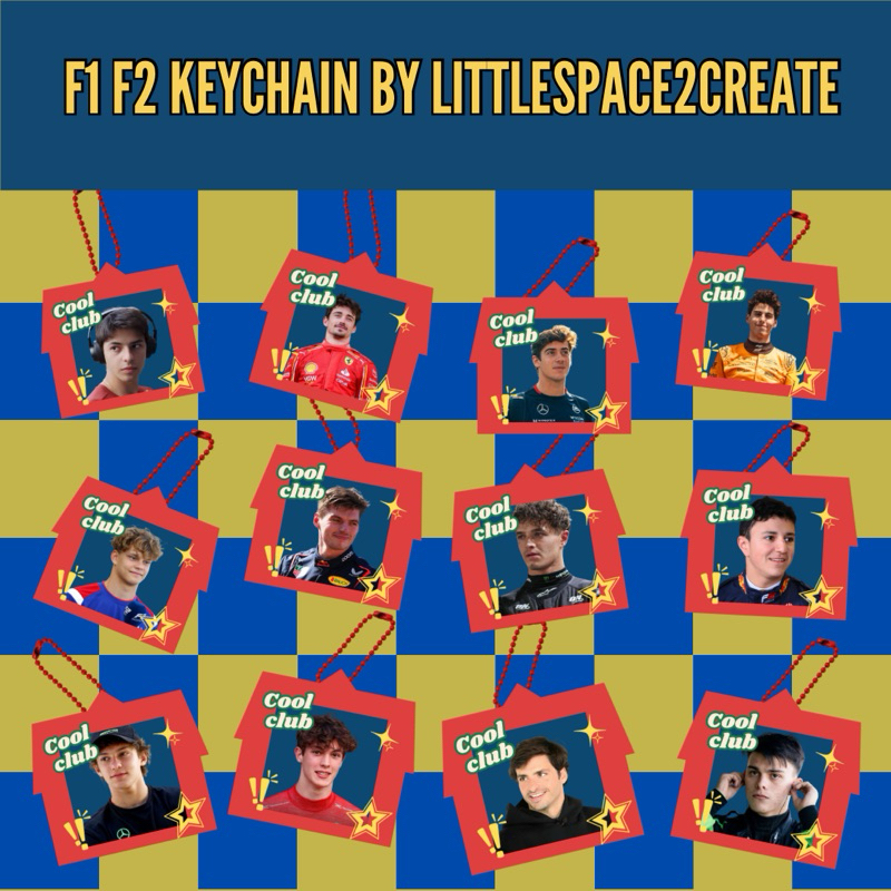 Jual OPEN PO F1 F2 keychain “cool club” (10-15 MEI 2025) | Shopee Indonesia