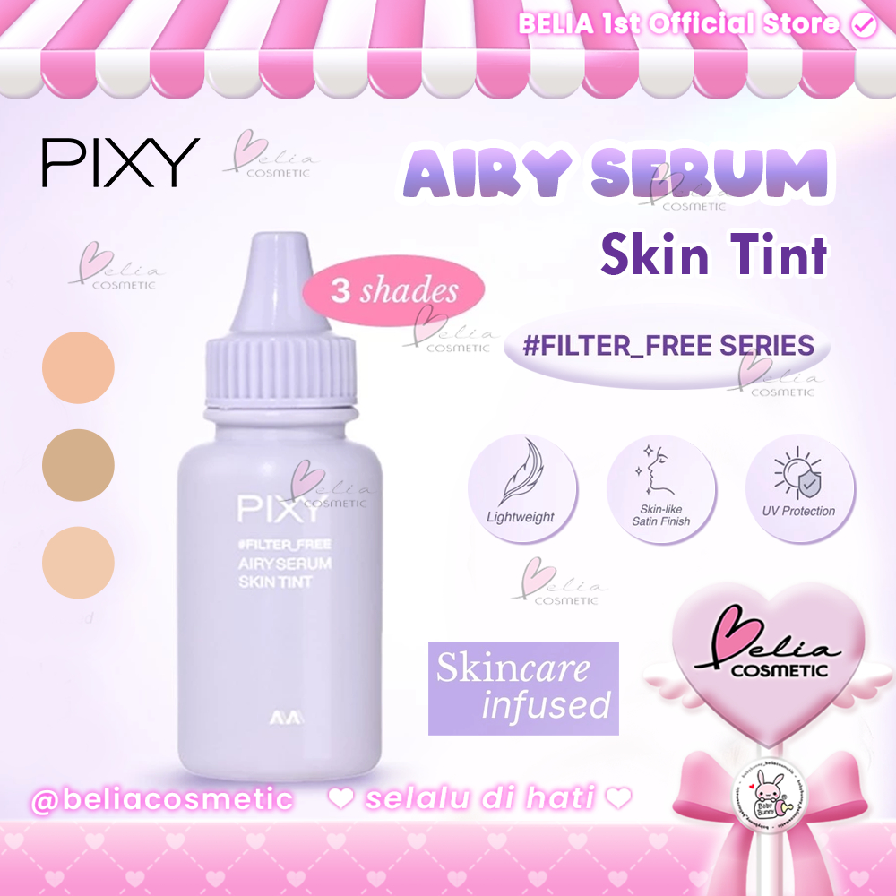 Jual BELIA PIXY Airy Serum Skin Tint | #Filter_Free Series | Long ...