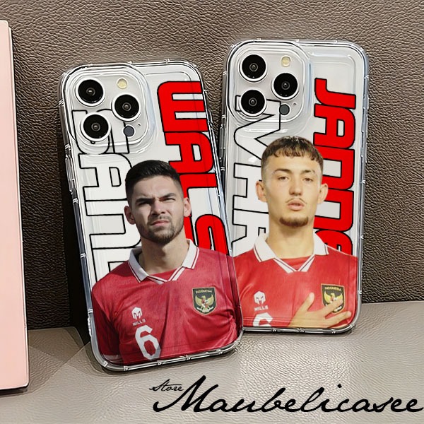 Jual MBC013 Case CLEAR TIMNAS fashion case for iphone 11 11 pro 6+ 7 8 ...