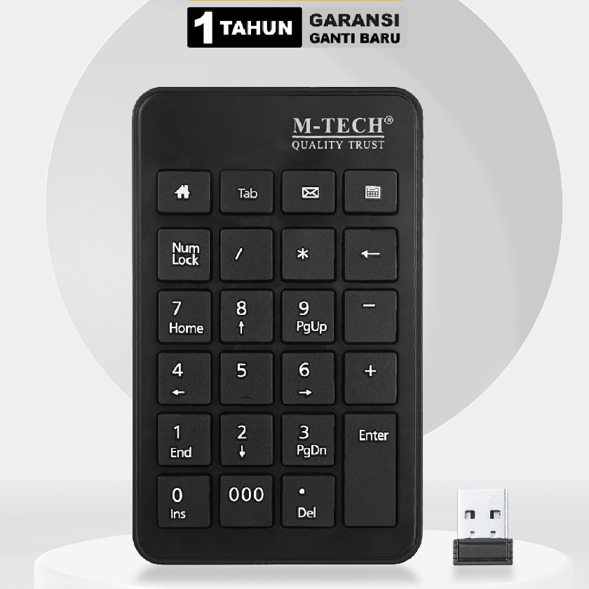 Jual HJ6 Keyboard MTech Orinal Keypad Angka Numerik Kasir Wireless ...