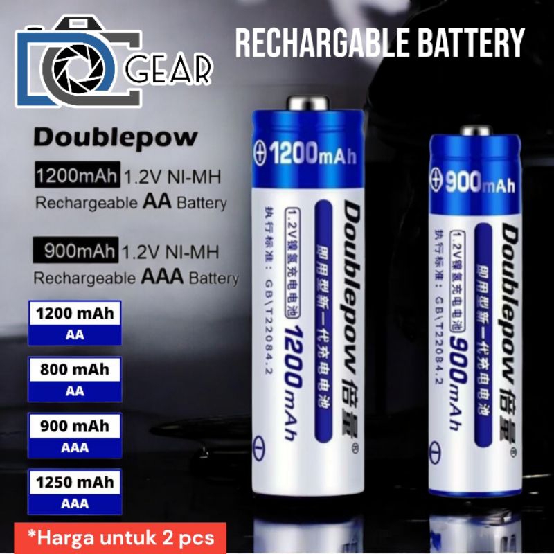 Jual Battery Cas Doublepow AA / AAA (2pcs) | Shopee Indonesia