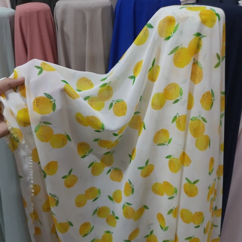 Jual kain sifon motif | Harga/0,5 m | kain sifon meteran | kain chiffon ...