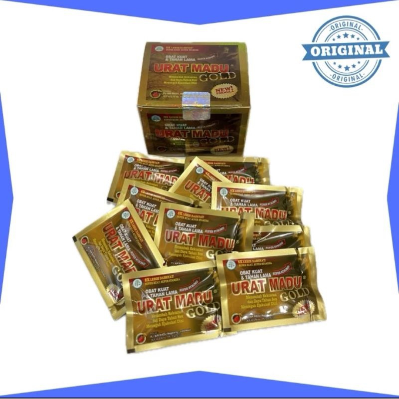 Jual Kapsul Urat Madu Gold Original 100% Per Saschet | Shopee Indonesia