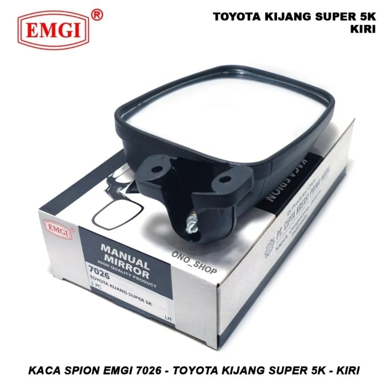 Jual Kaca Spion Toyota Kijang Super 4K 5K Merk EMGI ASLI | Shopee Indonesia