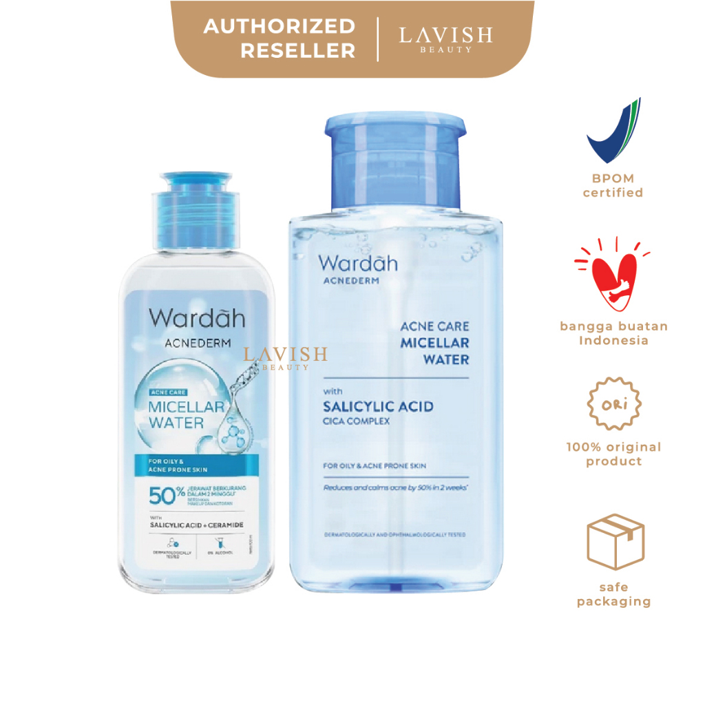 Jual WARDAH Acnederm Acne Care Micellar Water | Shopee Indonesia