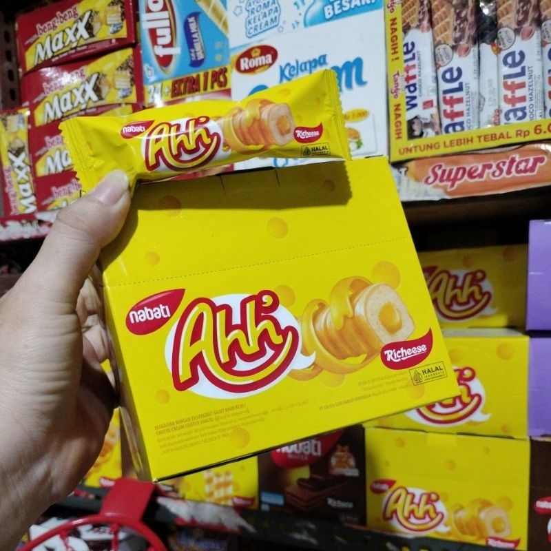 Jual Richeese Nabati Ahh 1 box isi 20 pcs | Shopee Indonesia