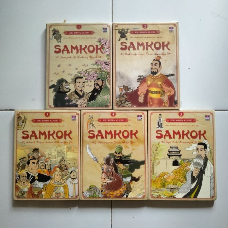Jual Paket Seri Komik Klasik - Samkok - Penerbit BIP - 5 Komik Tamat ...