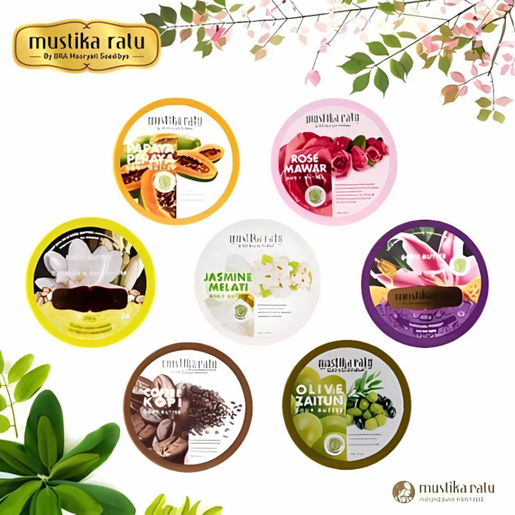 Jual MFI - Mustika Ratu Body Butter | Netto 200gr | Body Scrub | Papaya ...