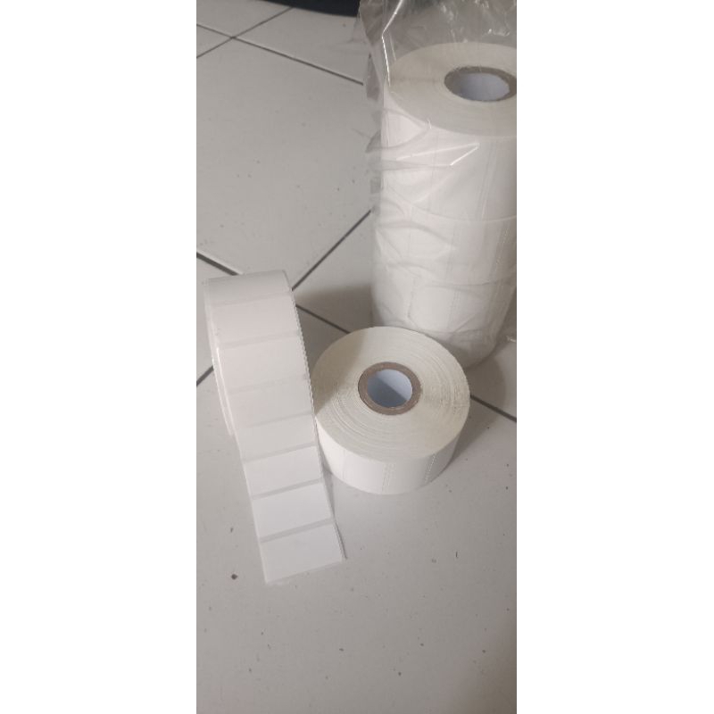 Jual Label Thermal Sticker 40 X 20 MM Sticker barcode 1 Line isi 1000 ...