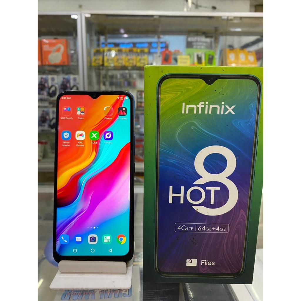 Jual INFINIX HOT 8 4/64GB HOT8 SECOND SEKEN BEKAS RAM 4 INTERNAL 64 ...