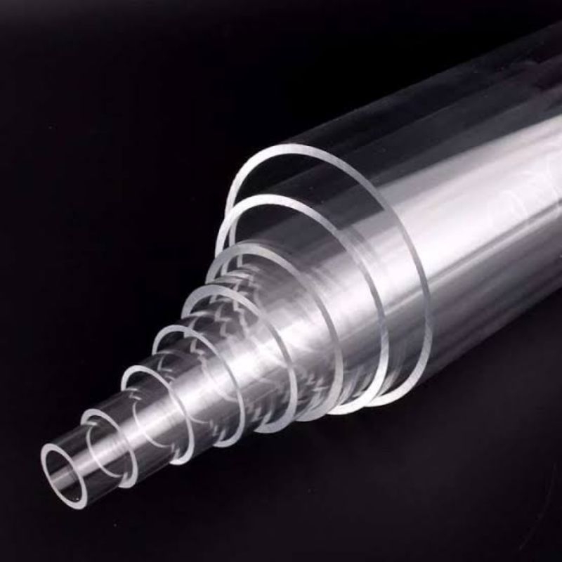 Jual pipa akrilik tabung acrylic tube bening clear transparan ukuran ...