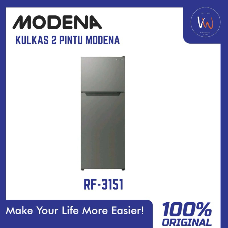 Jual Kulkas Modena 2 Pintu RF-3151 / Kulkas Minimalis / Kapasitas 225L ...