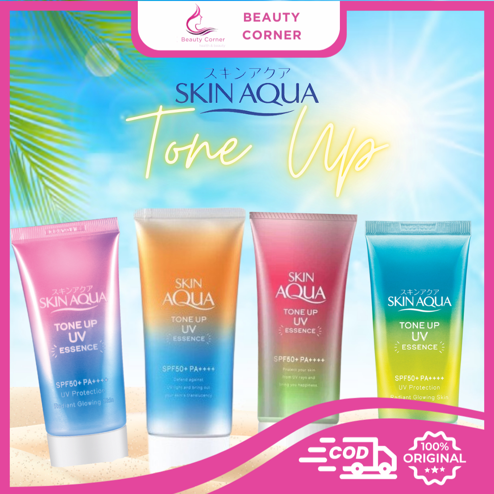 Jual Skin Aqua Tone Up Essence SPF 50+ PA++++ | Shopee Indonesia
