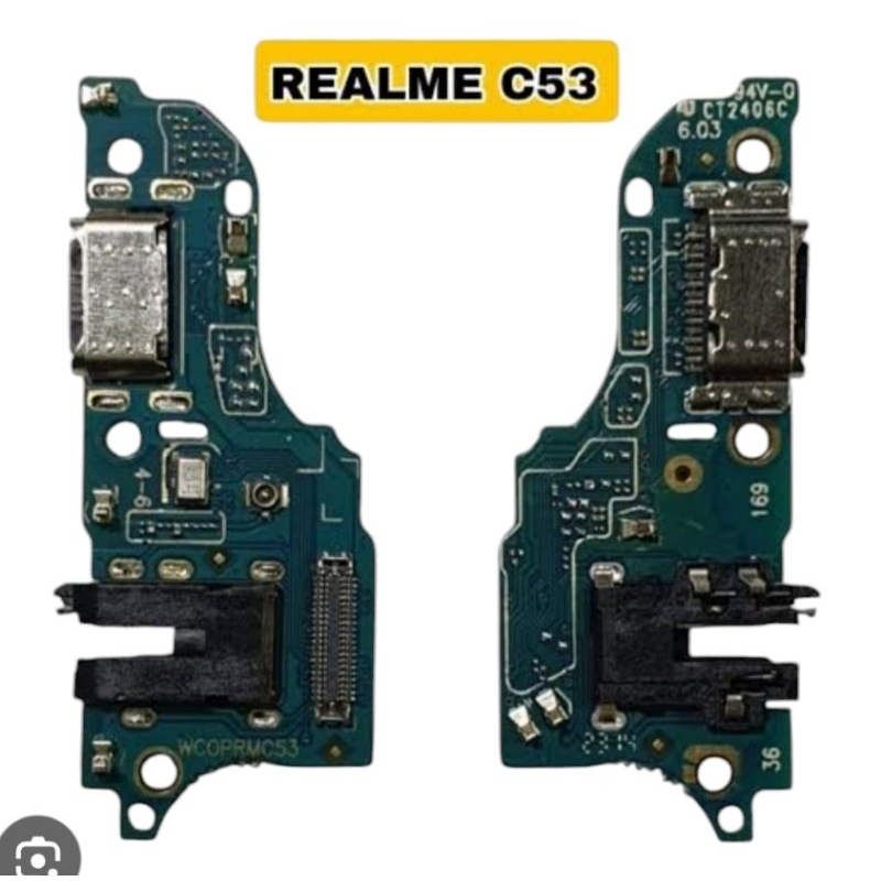 Jual PCB PAPAN CHARGER PAPAN KONEKTOR CHARGER REALME C53 ORIGINAL ...