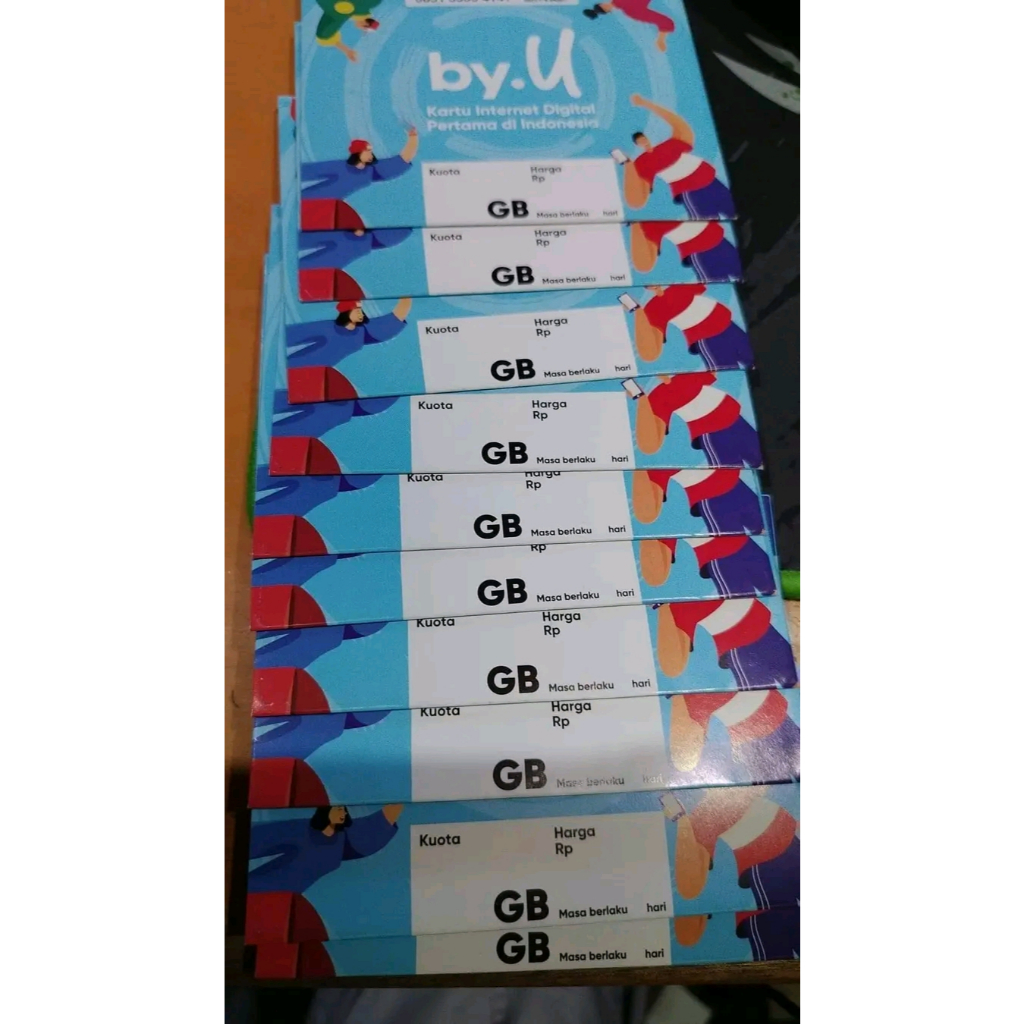 Jual promo kartu perdana byu 3gb 30 hari (siap pakai) | Shopee Indonesia