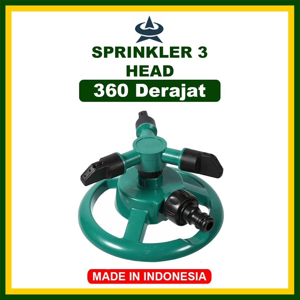 Jual GEMUK Round Sprinkler Air Taman 360 Derajat Full Set Semprotan Air ...