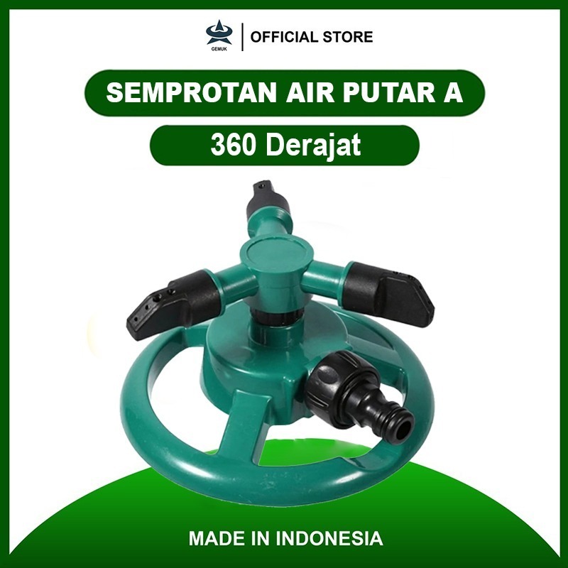 Jual GEMUK Round Sprinkle 360 Derajat Semprotan Air Putar Sprinkler Bundar Putar 360 Derajat ...