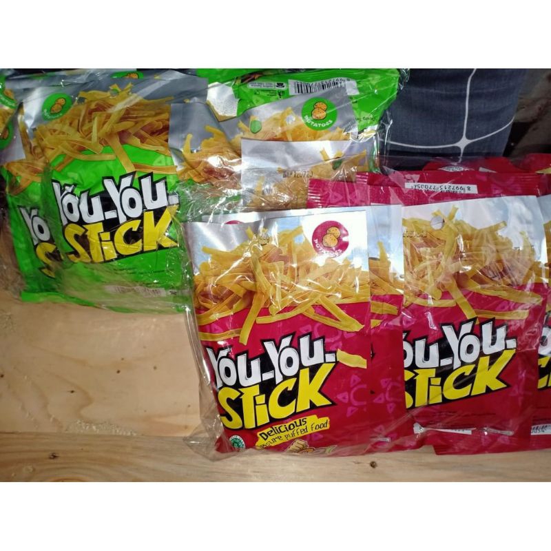 Jual snack_you you stick potato @20gr 1 pack (10 pcs) | Shopee Indonesia