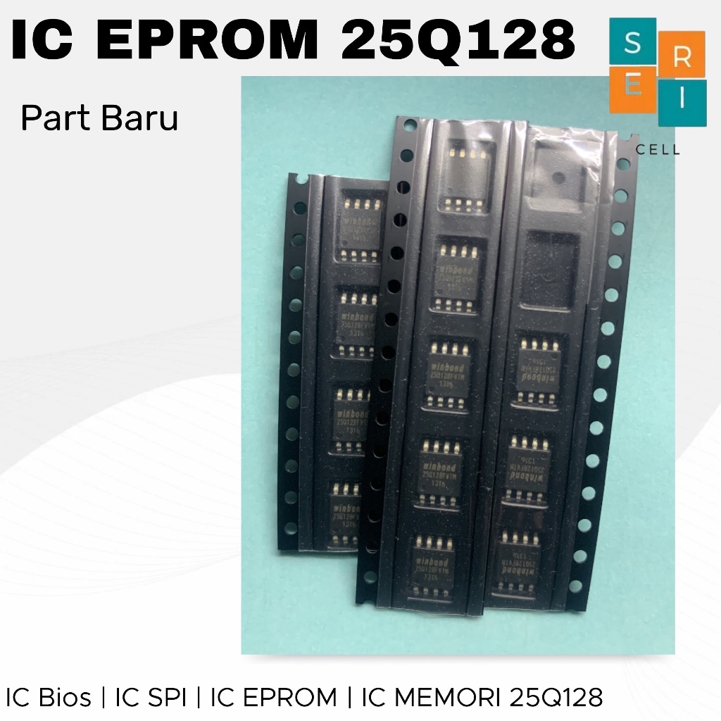 Jual IC WINBOND | IC EPROM | IC BIOS | IC SPI 25Q128 Original Baru | Shopee Indonesia