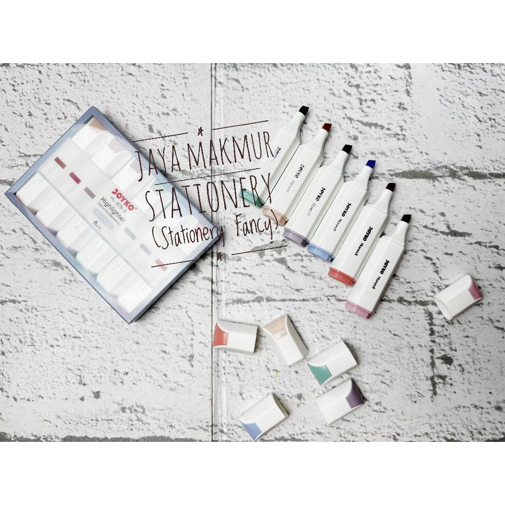 Jual Highlighter Joyko HL-87B-6 Warna Morandi (1 set) | Shopee Indonesia