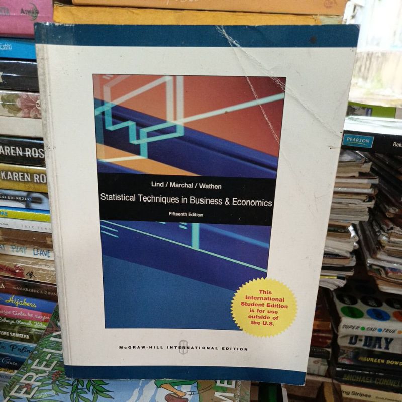 Jual buku statistical technigues in business& economics ,fifteenth ...
