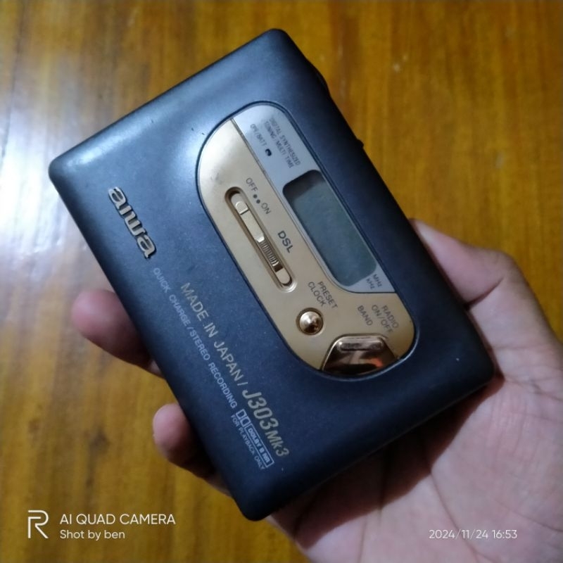 Jual Walkman AIWA J303 Mark III Japan (Bahan) Radio Stereo Recording tape kaset pita player sony ...