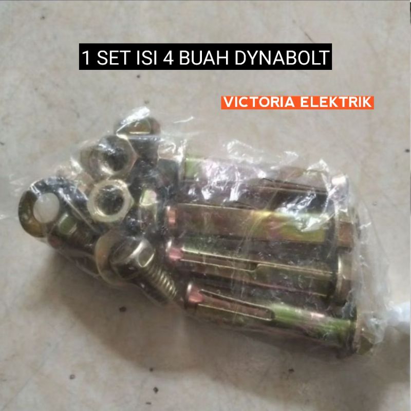 Jual Baut Dynabolt 1 set lengkap / isi 4 buah Dynabolt | Shopee Indonesia