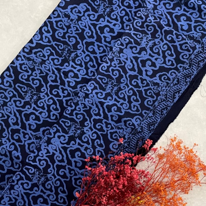 Jual kain batik cap celom setelan polos bahan dobby dobi doby khas ...