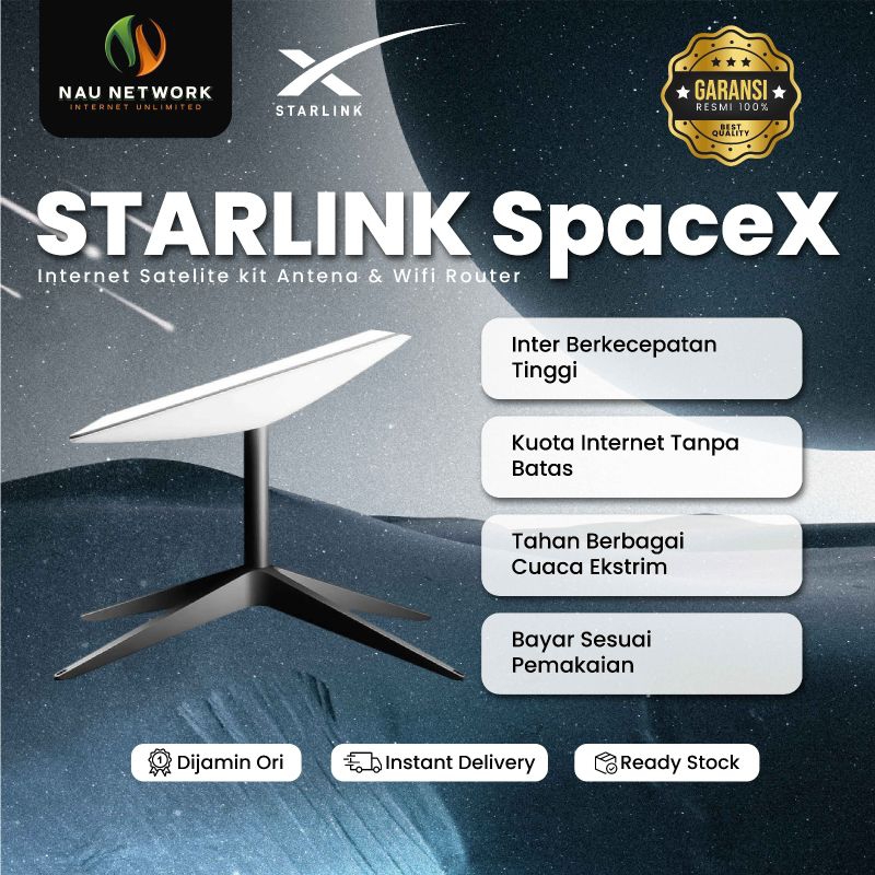 Jual STARLINK STANDAR KIT ANTENA DAN ROUTER | Shopee Indonesia