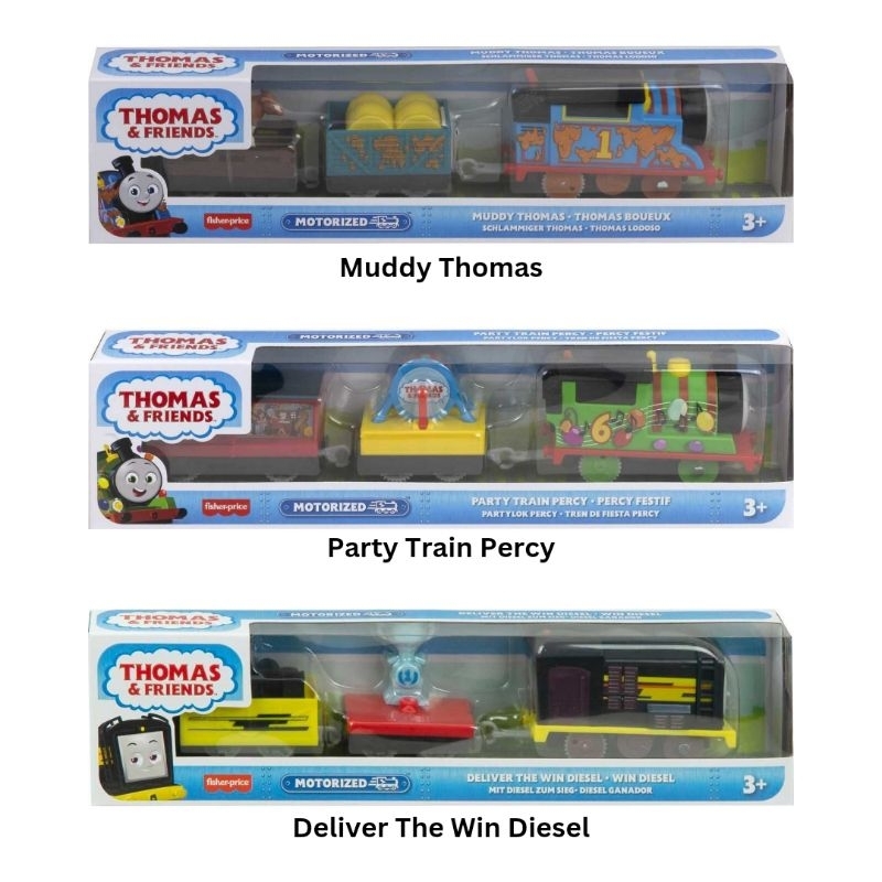 Jual Thomas and Friends Motorized Engine New Look - Muddy Thomas, Percy ...