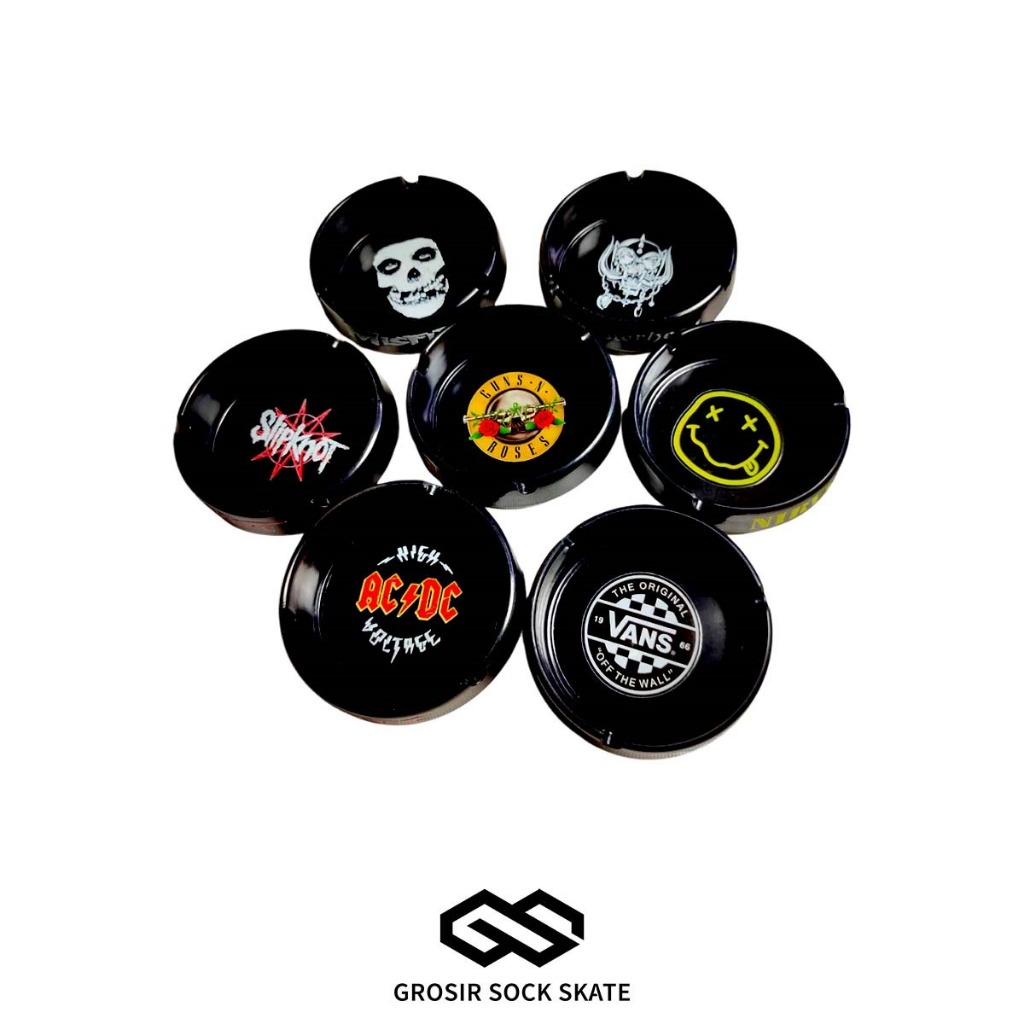 Jual HOUSE OF PATCH - ASBAK GUNS N ROSE ACDC VANS | Shopee Indonesia