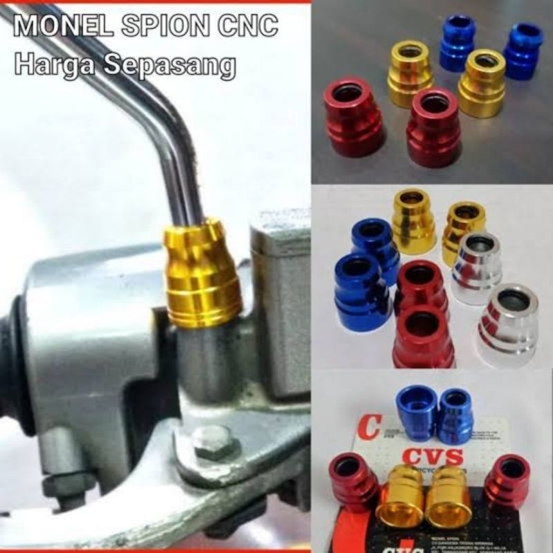 Jual Monel Spion Full CNC Cover Tutup Baut Spion Honda Nmax Vario Beat ...