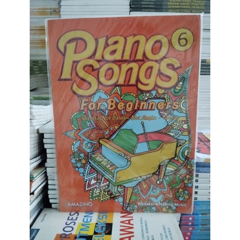 Jual Piano song 6 dan 7 for Beginners Disertai Not balok - Not Angka ...