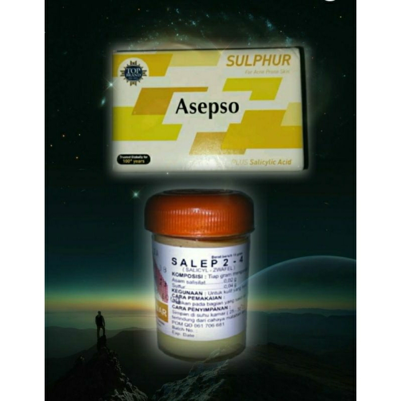 Jual salep 2-4 Zwafel ciubros plus sabun asepso sulphur obat infeksi ...
