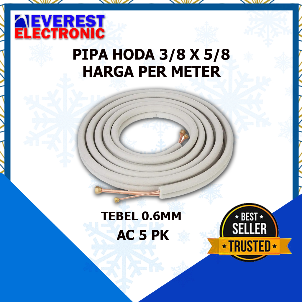 Jual PIPA AC HODA 3520 3/8X5/8 UNTUK 5 PK PER METER | Shopee Indonesia