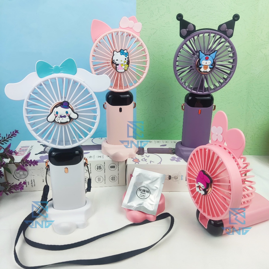 Jual RG KIPAS ANGIN MINI LED Digital Display Mini Fan Portable Usb ...