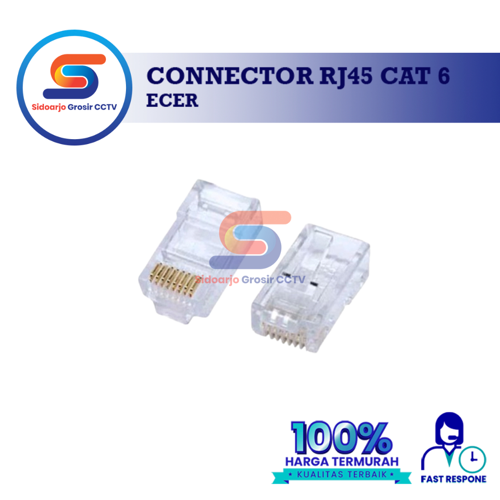 Jual PIN RJ 34 BELDEN CAT6 50pcsUTP RJ45 Cat 5e/Konektor RJ 45 Cat5e ...