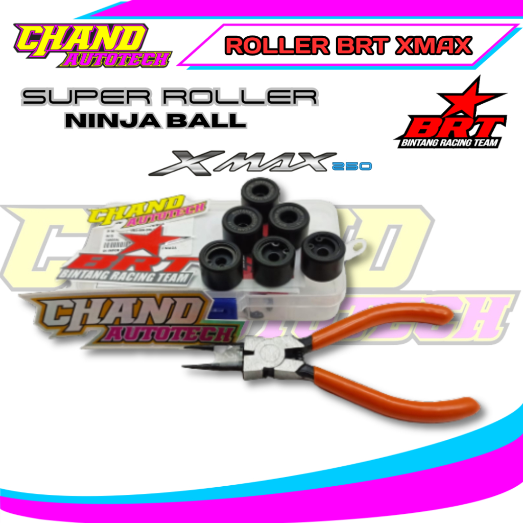 Jual ROLLER NINJA BALL BRT XMAX 250 SUPER ROLLER NINJA BALL BRT X MAX ...