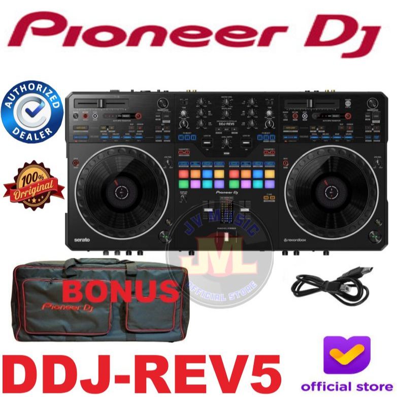 Jual Pioneer DJ DDJ-REV5 4-deck DJ Controller with Stem Separation ...