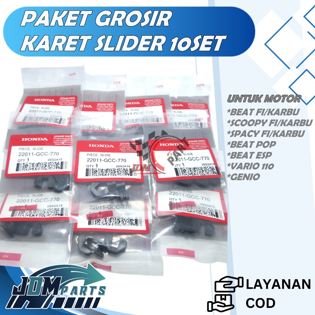 Jual GROSIR 10 SET SLIDER RUMAH ROLLER BEAT / BEAT FI / SCOOPY / SCOOPY ...