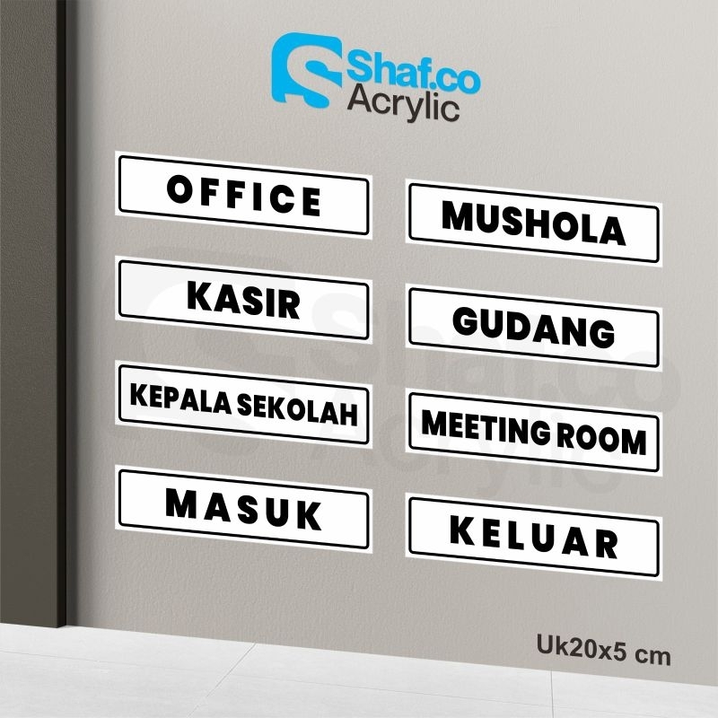Jual STICKER OFFICE // STICKER KASIR // STICKER MUSHOLA // STICKER ...