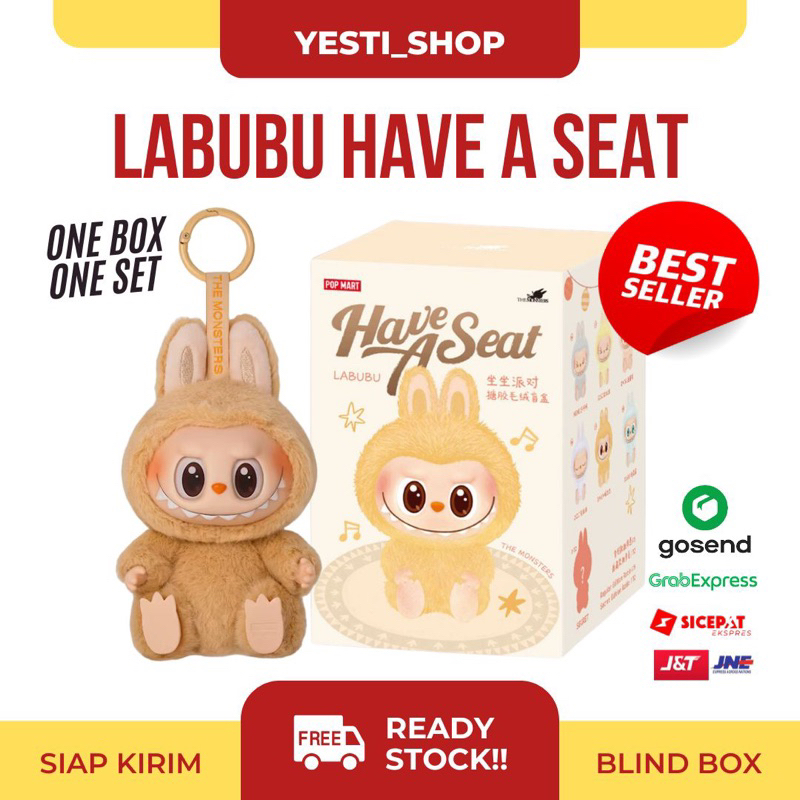 Jual Original Labubu V2 Have a Seat Pop Mart Blind Box and Select ...
