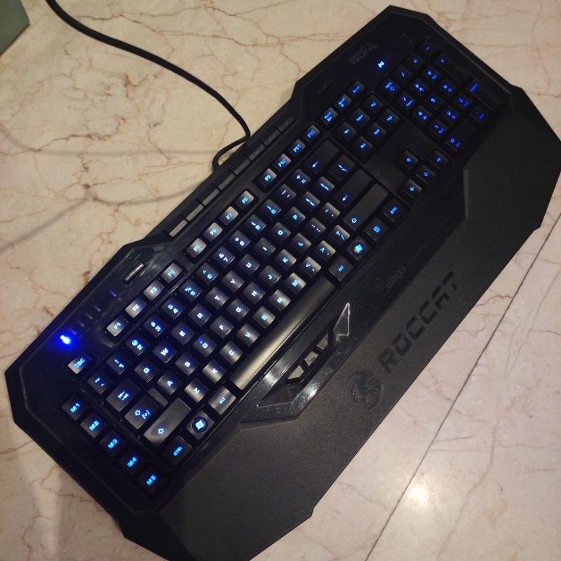 Jual Keyboard RGB ROCCAT ISKU second / rusak cek deskripsi | Shopee ...