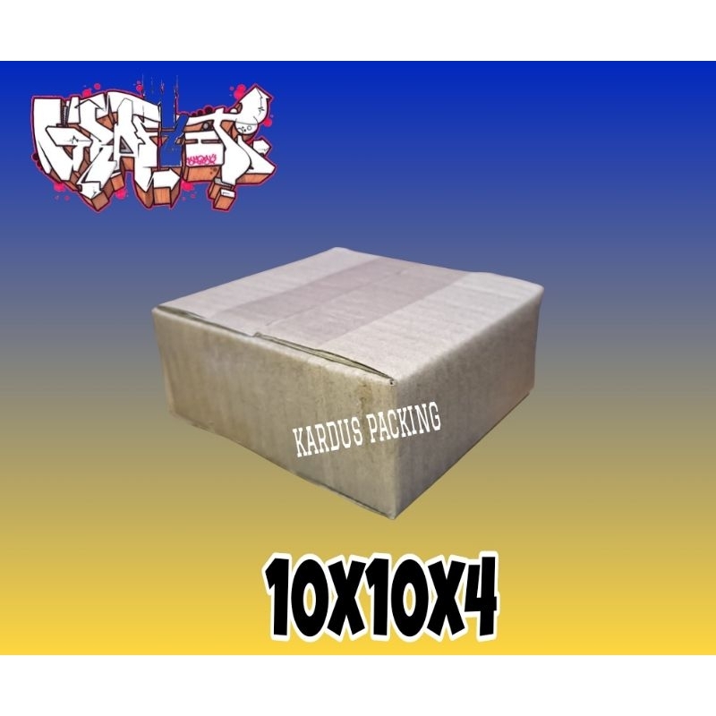 Jual kardus kecil uk 10x10x4 kardus mini kardus polos | Shopee Indonesia