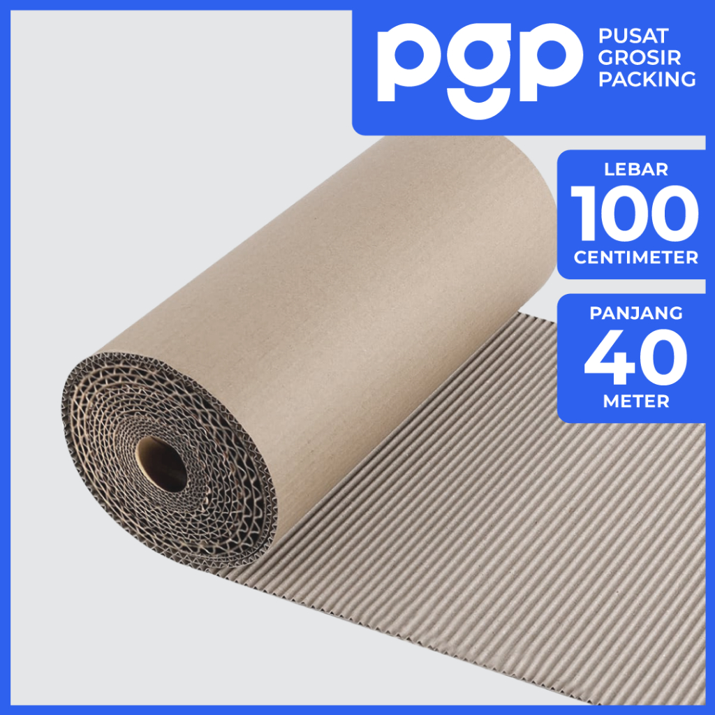 Jual Single Face Roll | Corrugated Roll Ukuran 100 CM x 40 M - Karton ...