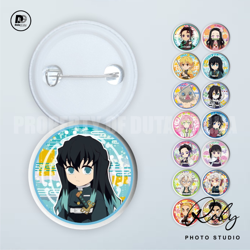 Jual [PIN PRESS] HASHIRA KIMETSU NO YAIBA Pin Bros Aksesoris Souvenir ...