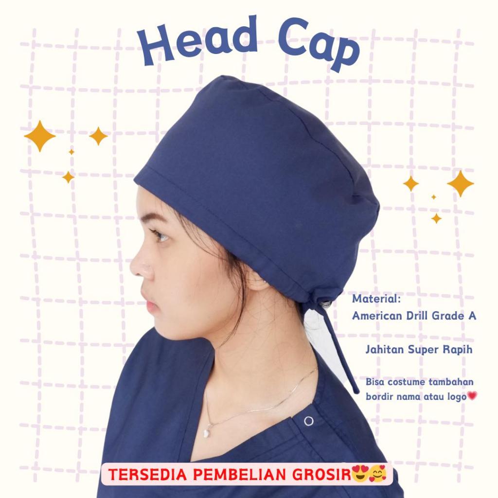 Jual Head Cap Medis / Topi Medis / Topi Operasi / Surgical Cap / Topi ...